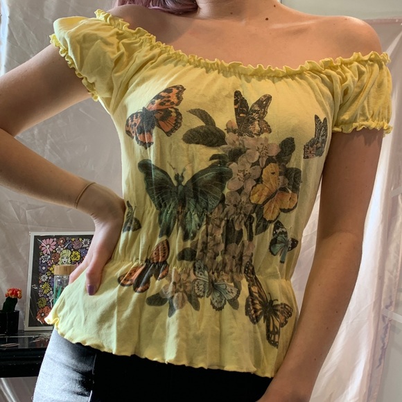 dELiA*s | Tops | Adorable Butterfly Top | Poshmark